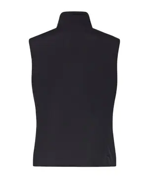 MOORER Zip-up Padded Gilet - Black