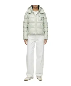 Moncler Hooded Down Jacket - Green