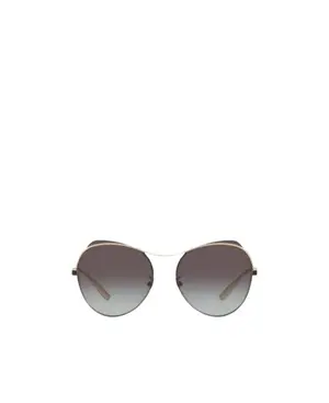 BVLGARI Round Frame Sunglasses - Gray