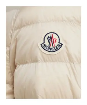 Moncler Lans Nylon Down Jacket - Nude