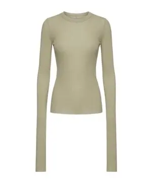 Rick Owens Long Sleeve T-shirt - Beige
