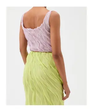 Versace Cropped Draped Top