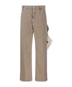 DARKPARK Sienna Loose Side Split Jeans - Nude