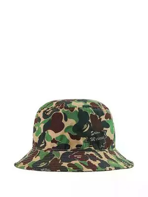 SAINT MXXXXXX Camouflage Bucket Hat - Neutrals