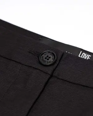 Moschino Detail Shorts - Black