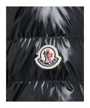 Moncler Quilted Hooded Down Jacket - Black