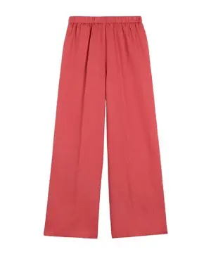 Aspesi Elastic Waistband Wide Leg Pants
