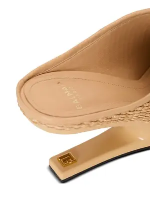Balmain Anthem No Wedge Mules
