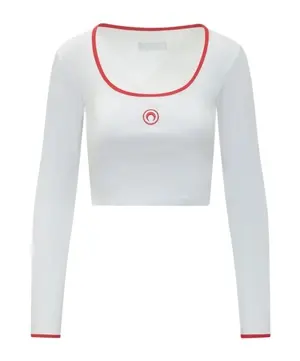 Marine Serre Trimmed Performance Tops For Women