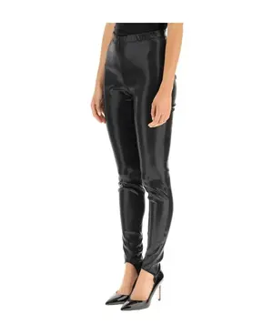 Dsquared2 Faux-leather Ankle Cuff Leggings
