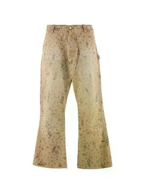 SAINT MXXXXXX Dr. Woo Graphic-print Trousers