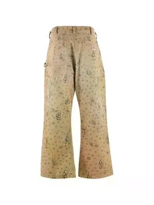 SAINT MXXXXXX Dr. Woo Graphic-print Trousers
