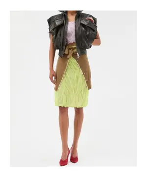 Versace Draped Pencil Skirt