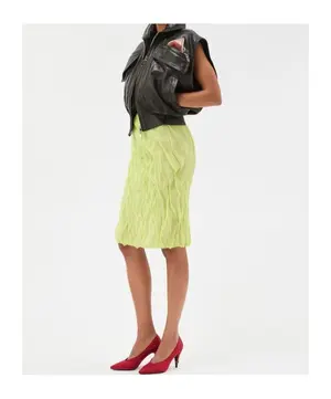 Versace Draped Pencil Skirt