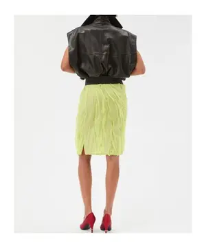 Versace Draped Pencil Skirt