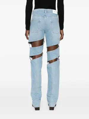 Coperni Cutout Belt Loop Jeans