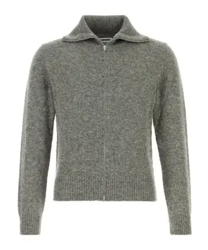JIL SANDER Zip-up High Neck Cardigan