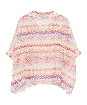 Missoni Zigzag Pattern V-neck Blouse