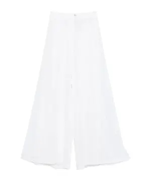 FORTE_FORTE Button-fastening Trousers - White