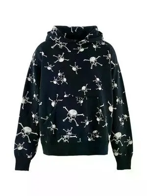 SAINT MXXXXXX Skull Print Hoodie