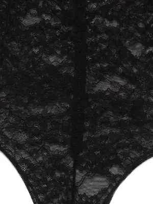 David Koma Lace Cape-sleeve Bodysuit