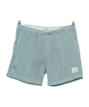 C.P. COMPANY C.P. Company Logo Patch Swim Shorts Green