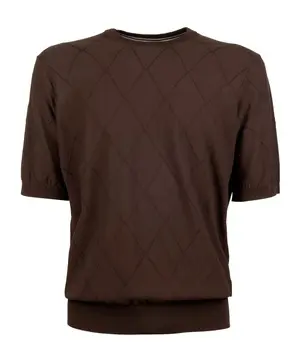 Peserico Argyle Short-sleeve T-shirt