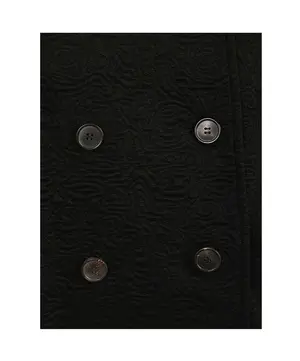 Dries Van Noten Textured Double-breasted Jacket