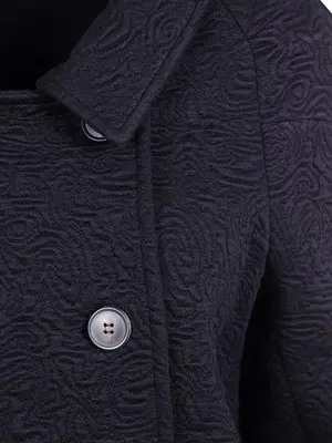 Dries Van Noten Textured Double-breasted Jacket