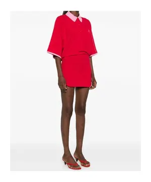 Attico The Il Primo Bagno Polo Mini Dress