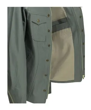 Needles Leather Jacket With Zippered Cuffs