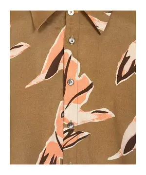 Paul Smith Le Peche Fish Print Shirt - Brown