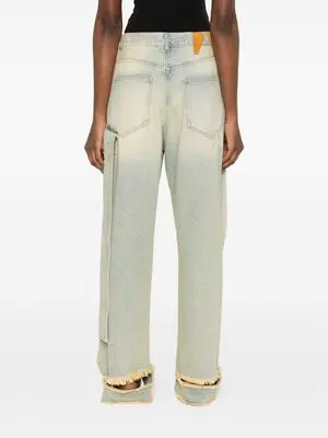 DARKPARK Lisa Fringed Straight-leg Jeans