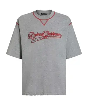 Dolce & Gabbana Dolce Gabbana Logo Embroidered T-shirt