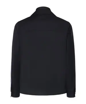 MOORER Four-pocket Buttoned Coat - Black