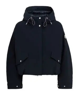 Moncler Eucalyptus Nylon Hooded Down Jacket - No