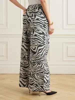 Ulla Johnson High-waisted Wide-leg Pants With Concealed Closure