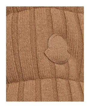 Moncler Down Cardigan Jacket - Brown