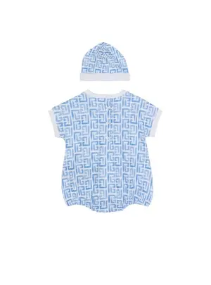 Balmain Monogram Three-piece Set