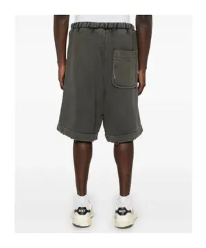 Mihara Yasuhiro Distressed Cotton Shorts