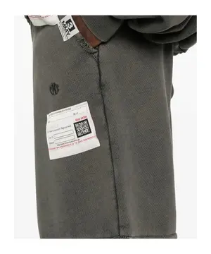 Mihara Yasuhiro Distressed Cotton Shorts