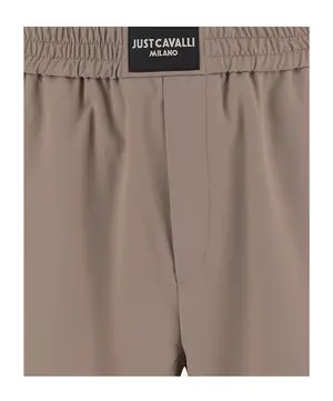 Just Cavalli Straight-leg Pants With Elastic Waistband