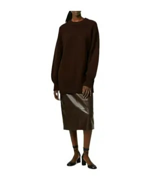 LEMAIRE Ribbed Wool Sweater With Side Slits