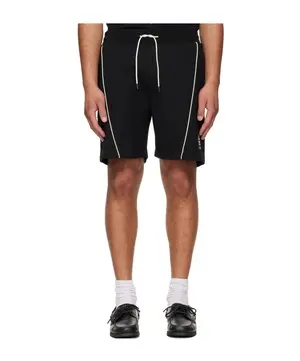 Hugo Boss Drawstring Shorts With Contrast Piping