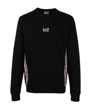 EA7 Logo-print Cotton Sweatshirt