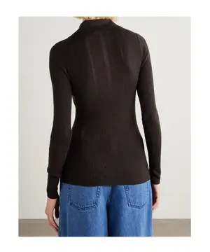 Gabriela Hearst Long-sleeve Knit Polo Shirt
