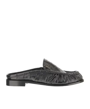 Saint Laurent Logo Plaque Slip-on Flat