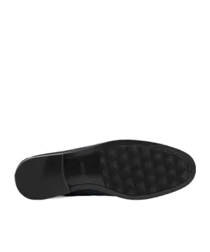 DOUCAL'S Suede Loafers With Tassels - Blue