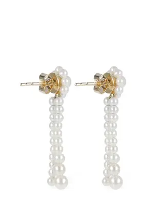 Sophie Bille Brahe Pearl Dangle Earrings