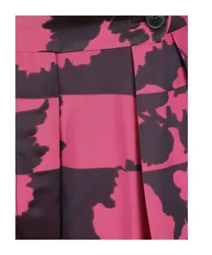 Dries Van Noten High-waisted Printed Wide Leg Pants